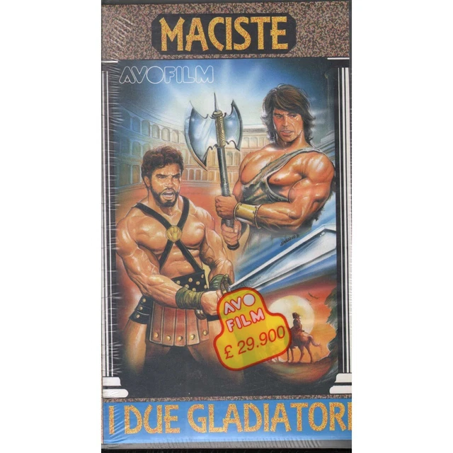 MACISTE, THE TWO Gladiators VHS Mario Caiano Univideo - 3338 Sealed £27.32 - PicClick UK