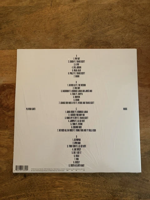 PLAYBOI CARTI – Music (White 2LP Vinyl) Limited Edition – Brand New ...