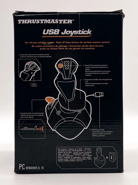 THRUSTMASTER USB JOYSTICK PC Windows 8 And 10 2960623 $18.98 - PicClick CA