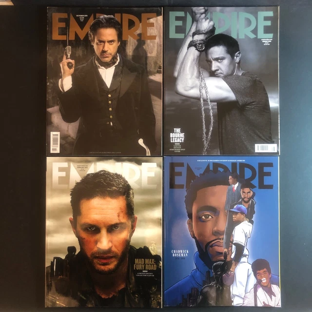 4 X EMPIRE Movie Magazine Celebrity Collectors Cover Bundle Limited ...