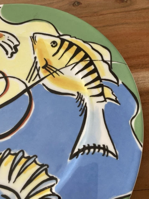 VILLEROY & BOCK Vavro Lotte Pour Michel Rostang Paris 1998 12" Fish ...