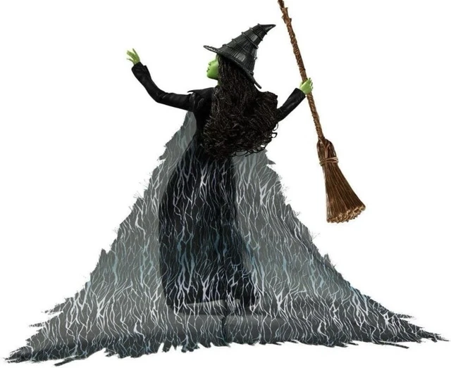 WICKED PART 2 Elphaba Deluxe Fashion Doll Removable Outfit and ...