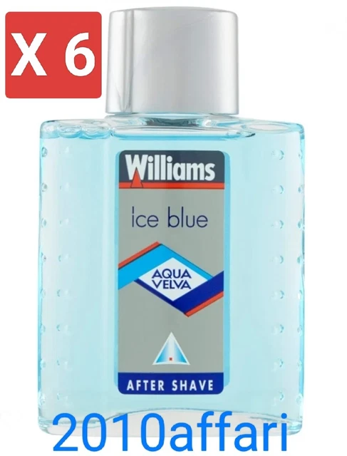 WILLIAMS ICE BLUE Aqua Velva Après Rasage 100 Ml - 6 Pièces EUR 49,47 ...