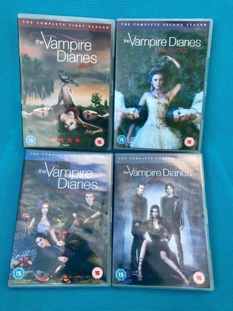 COFFRETS DVD SERIE Vampires & Romance : Vampire Diaries - Saisons 1 A 4 ...