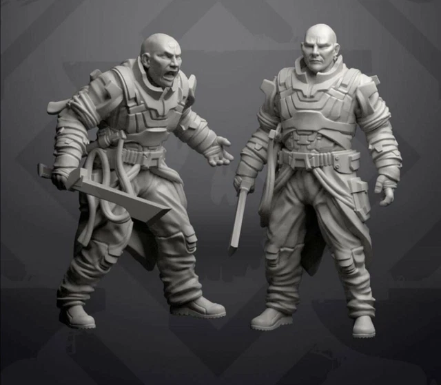 BEAST RABBAN DUNE Harkonnen 3D Printed both poses, Star Wars Legion ...