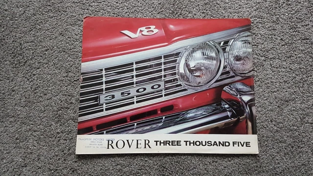 ROVER P6 3500 V8 Sales Brochure 1968- £29.95 - PicClick UK