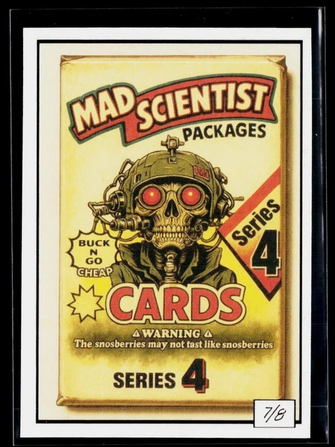 MAD SCIENTIST 40K GPK Spoof ~ #4-45 SERIES 4 #'d /8 ~ Splinter Ninja ...