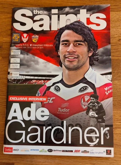 RUGBY PROGRAMME - Official Saints St Helens RLFC Vs Wakefield Fri 15th ...