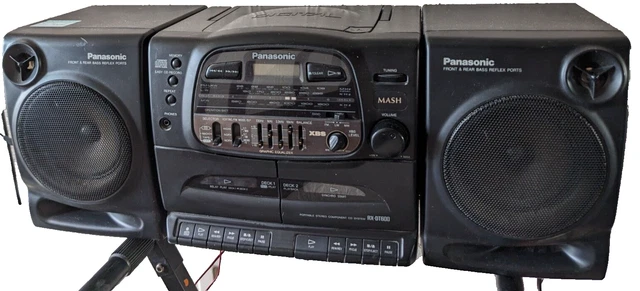 PANASONIC RX-DT600 BOOM Box Ghetto Blaster Boombox Portable Radio ...