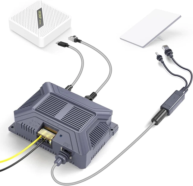 STARLINK MINI POE Injector & 12V Starlink Adapter Splitter Kit, 150W 5 ...