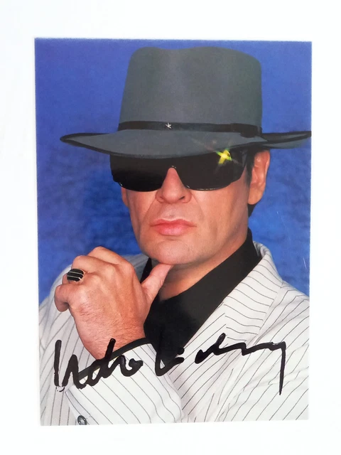 UDO LINDENBERG - - original Autogramm - ca. 15x10cm - Autogrammkarte ...