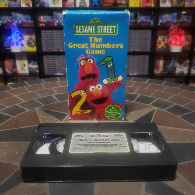 SESAME STREET - The Great Numbers Game (VHS, 1998) No Mold, Tested ...