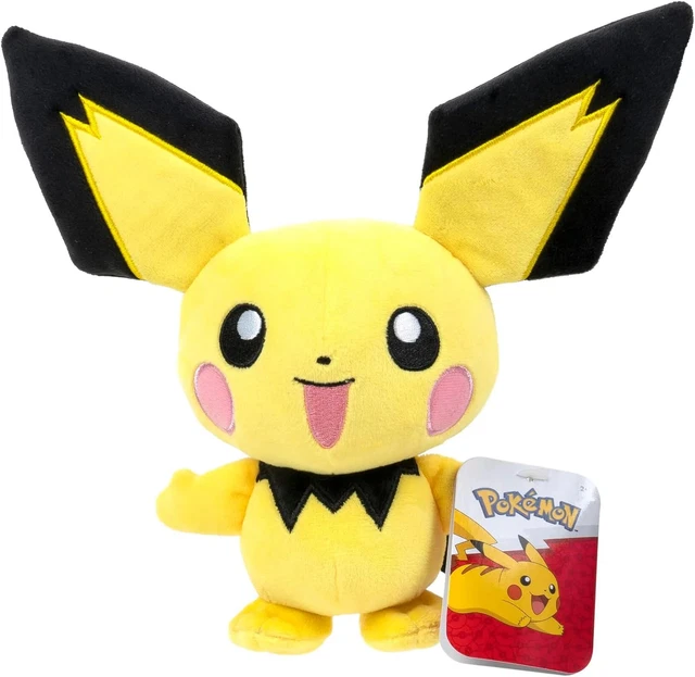 POKÉMON OFFICIAL & Premium Quality 8-Inch Pichu Plush £26.99 - PicClick UK