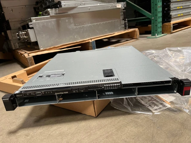 R230 SERVER DELL PowerEdge Front Control Board Chassis w/Air Shroud ...