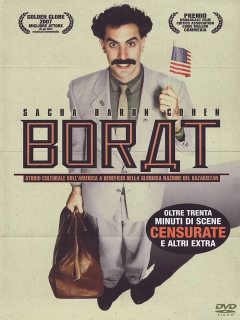 BORAT (DVD) PAMELA Anderson Erran Baron Cohen Sacha Baron Cohen Ken ...