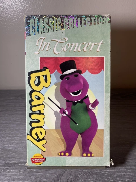 BARNEY - BARNEY in Concert VHS 2000 Classic Collection Kids Cartoon ...