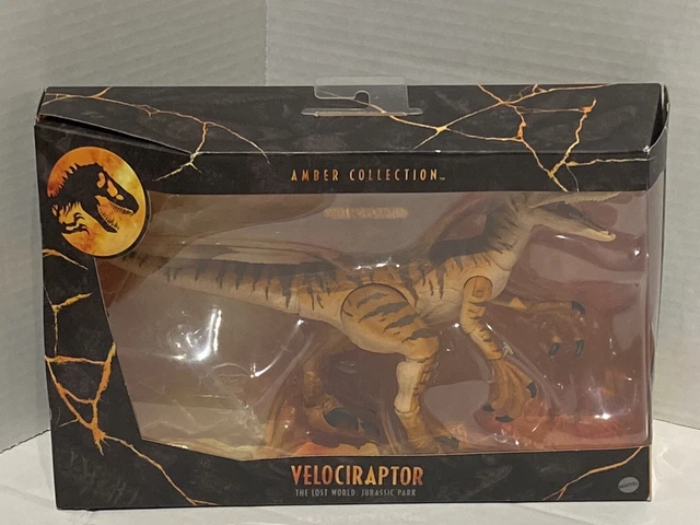 JURASSIC PARK: THE Lost World Amber Collection Velociraptor (Mattel ...