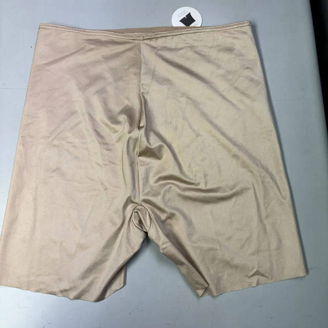 SPANX SLIMPLICITY GIRL Short Shaping Mid-Thigh Nude Super Control Shiny ...