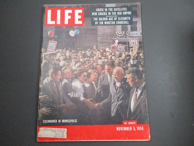 LIFE MAGAZINE NOVEMBER 5 1956 The Golden Age of Elizabeth by Winston ...