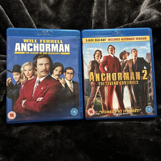ANCHORMAN 1-2 BOX Set [Blu-ray] 2 Films £4.00 - PicClick UK