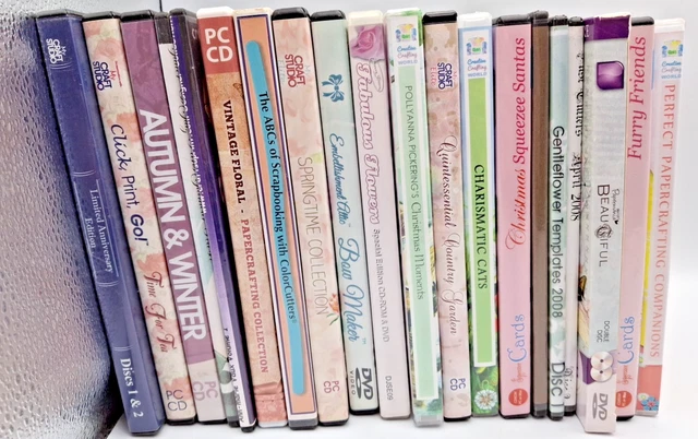 20 X PAPERCRAFT PC CD Rom Job Lot Card Creations Christmas Animal ...