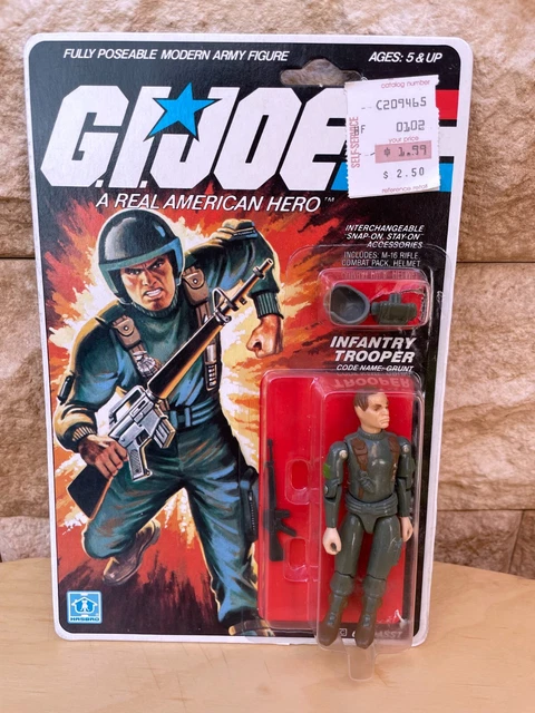 GI JOE GRUNT (v1) RESELLADO 1982 INFANTRY TROOPER (straight-armed ...