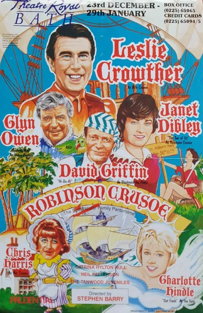 ROBINSON CRUSOE FLYER Leslie Crowther Janet Dibley Glyn Owen Chris ...