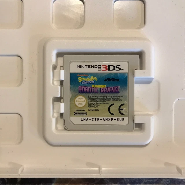 SPONGEBOB SQUAREPANTS PLANKTONS Robotic Revenge Nintendo 3DS £9.49 ...