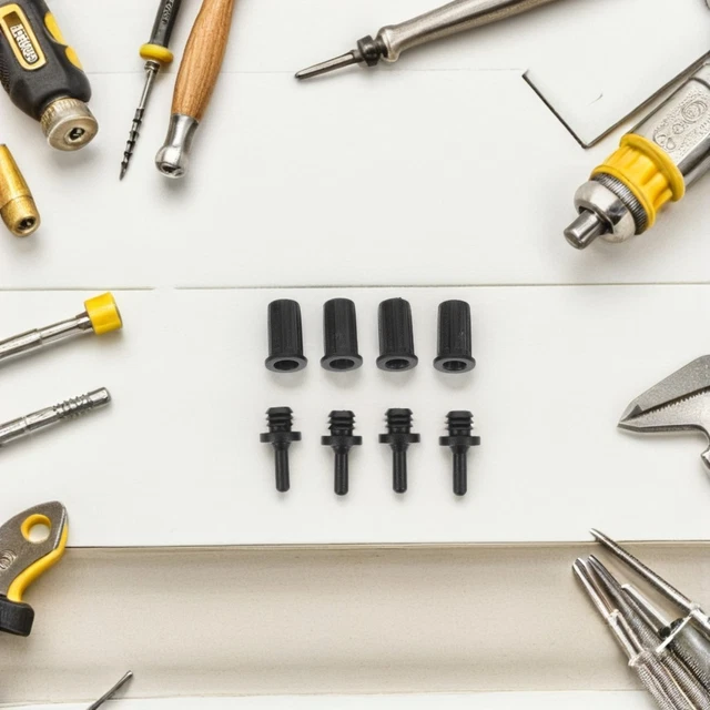 30 PCS HEAVY Duty Snap Fasteners Inner Door Sound Speaker Cover Clip £9 ...