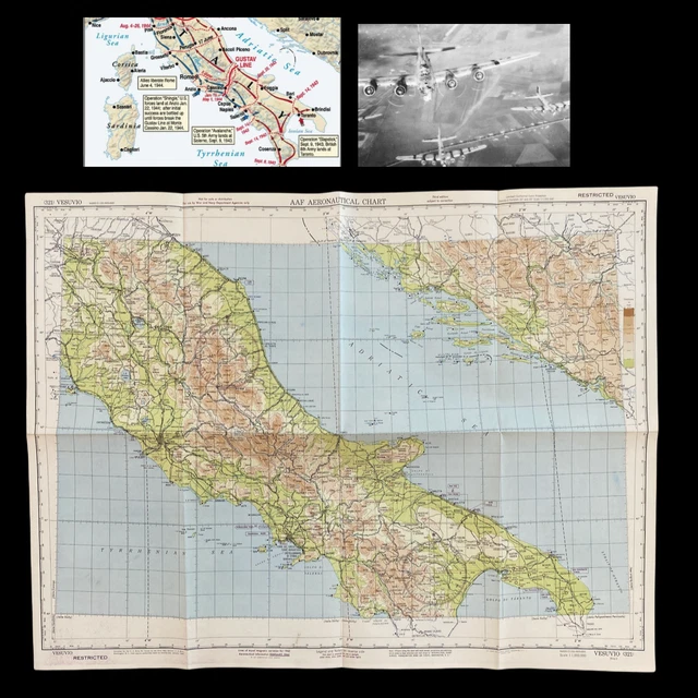 WWII 1944 INVASION of Italy U.S. Army Air Force European Combat ...