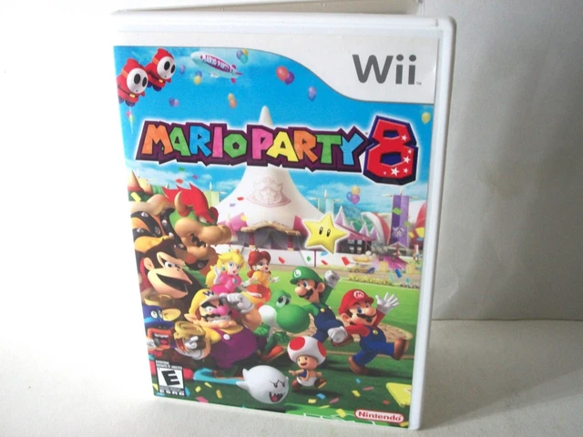 MARIO PARTY 8 Case Only NO GAME Nintendo Wii Empty Replacement Box ...