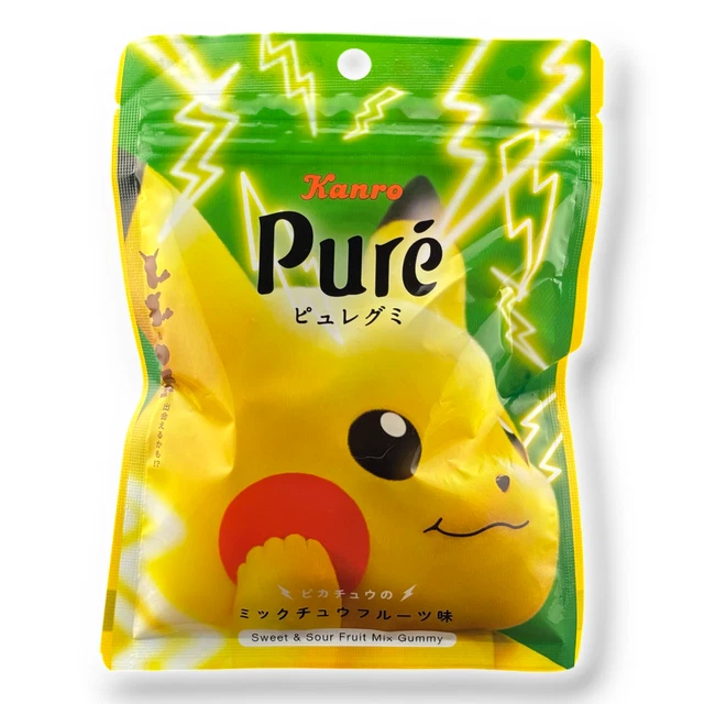FRUIT GUMMY PIKACHU Collagen Sweet Sour Electric Special Gift Candy ...
