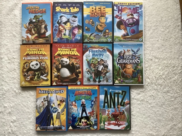 DREAMWORKS DVD BUNDLE Kung Fu Panda Bee Movie Home Antz Shark Tale Megamind £4.50 - PicClick UK