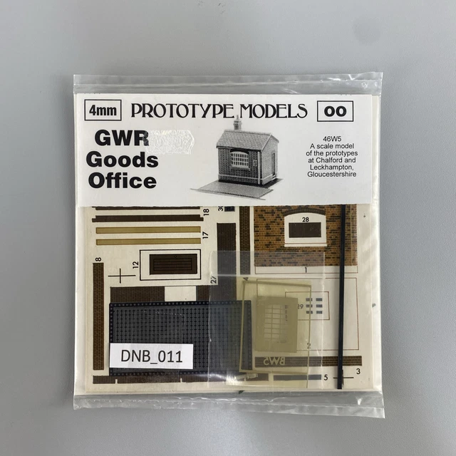 VINTAGE CARD MODEL Kit Prototype Models GWR Goods Office Kit OO/EM ...