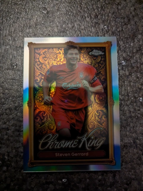 TOPPS PREMIER LEAGUE 2026 Card Steven Gerrard Chrome King CK12 ...