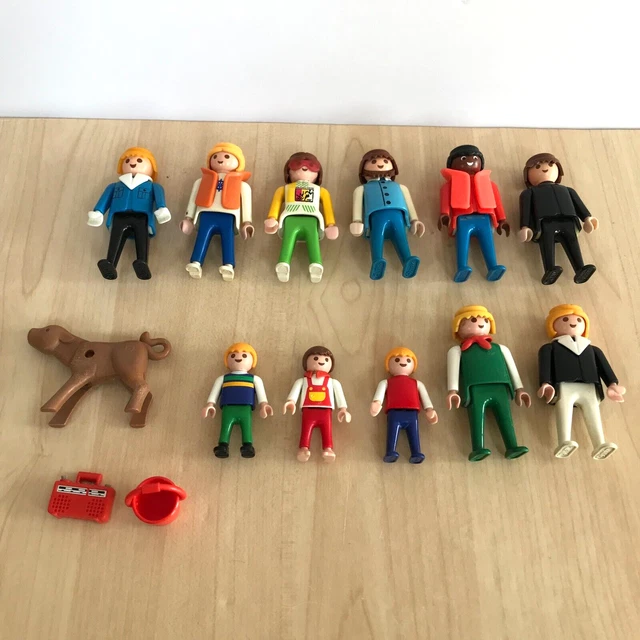 VINTAGE PLAYMOBIL GEOBRA Figures Bundle 1970s/80s/90s x 14 Pieces ...