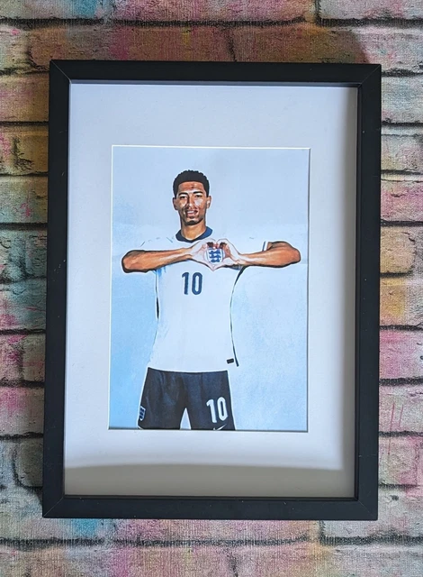 ENGLAND EURO 2024 Jude Bellingham Football Picture Print Pop Art ...