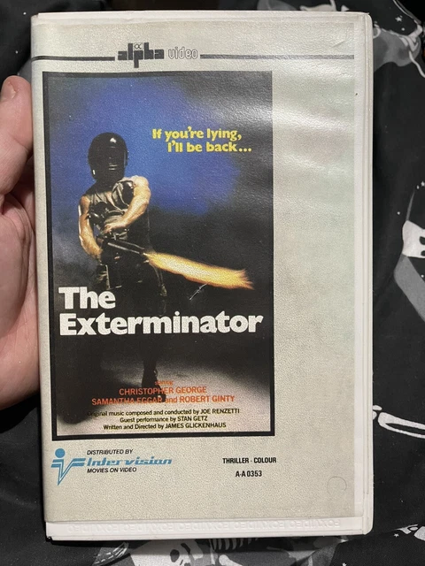 THE EXTERMINATOR PRE Cert VHS Video Tape Ex Rental £14.99 - PicClick UK