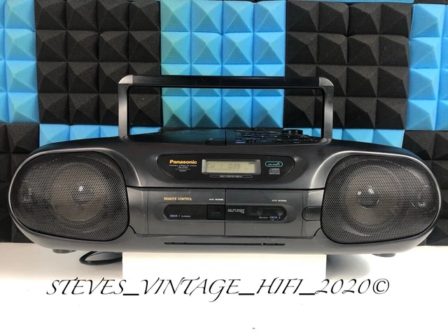 PANASONIC RX-DT55 CD Radio Cassette Recorder + REMOTE VGC RARE L@@K ...