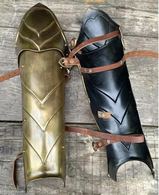 MEDIEVAL LEG BATTLE armor / cosplay leg guard /Viking, Gothic leg armor ...
