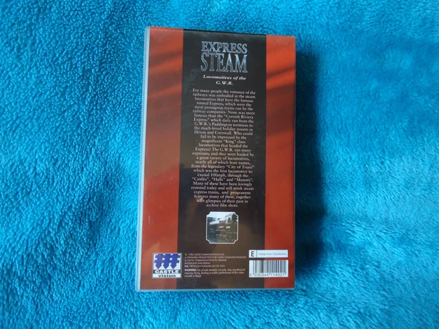 VINTAGE VHS VIDEO Tape ~ Express Steam - Locomotives Of The G.w.r ...