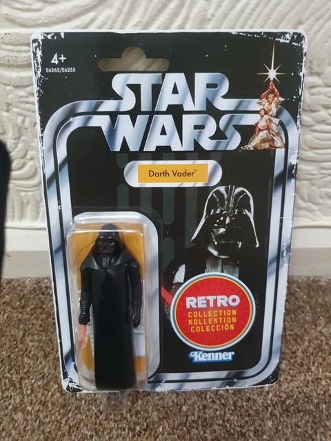 KENNER STAR WARS Retro Collection Figura Wave 1 Darth Vader 3,75 MOC ...