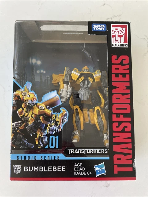 HASBRO TRANSFORMERS STUDIO Series #01 Deluxe Class Bumblebee Action ...