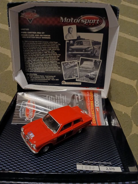 VINTAGE CORGI MODEL, Drive Time, Motorsport, Ford Cortina MK 1 GT ...