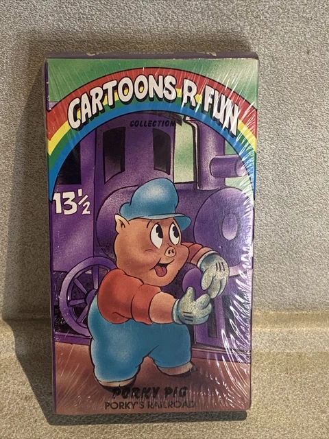 CARTOONS R FUN VHS Schweinefleisch Eisenbahn Animation VINTAGE 1989 ...
