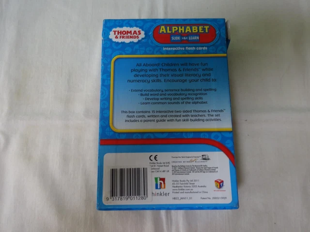THOMAS & FRIENDS Alphabet Slide & Learn Interactive Flash Cards ...