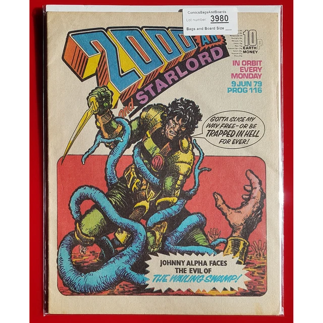 2000AD PROG 116 Judge Dredd StarLord Comic Book Issue 9 6 79 UK 1979 (lot 3980 EUR 35,20 ...