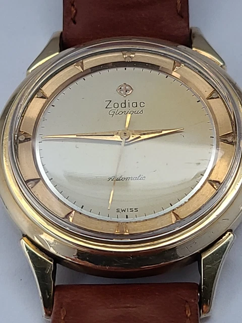 VINTAGE ZODIAC Glorious men's PaiPan Dial, Automatic , Rare collector ...