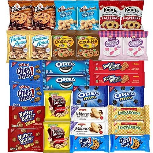 COOKIES VARIETY PACK Assortment Sampler Individually Wrapped Cookies ...