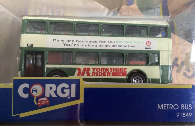 CORGI 91849 METROBUS Yorkshire Rider Metro Adverts £9.99 - PicClick UK